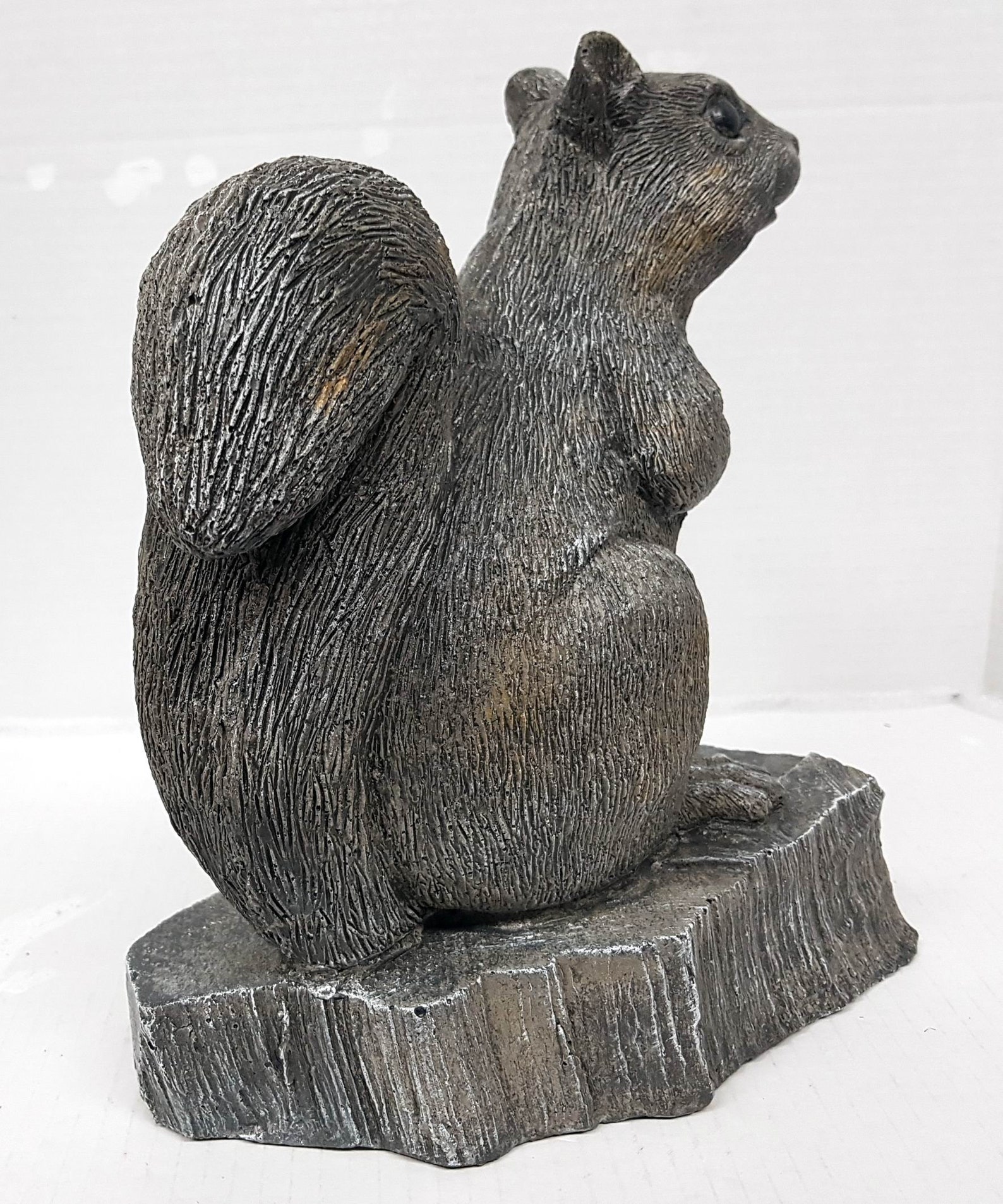 Squirrel, Concrete Statue, 10 In., Garden Statue, Concrete Squirrel ...
