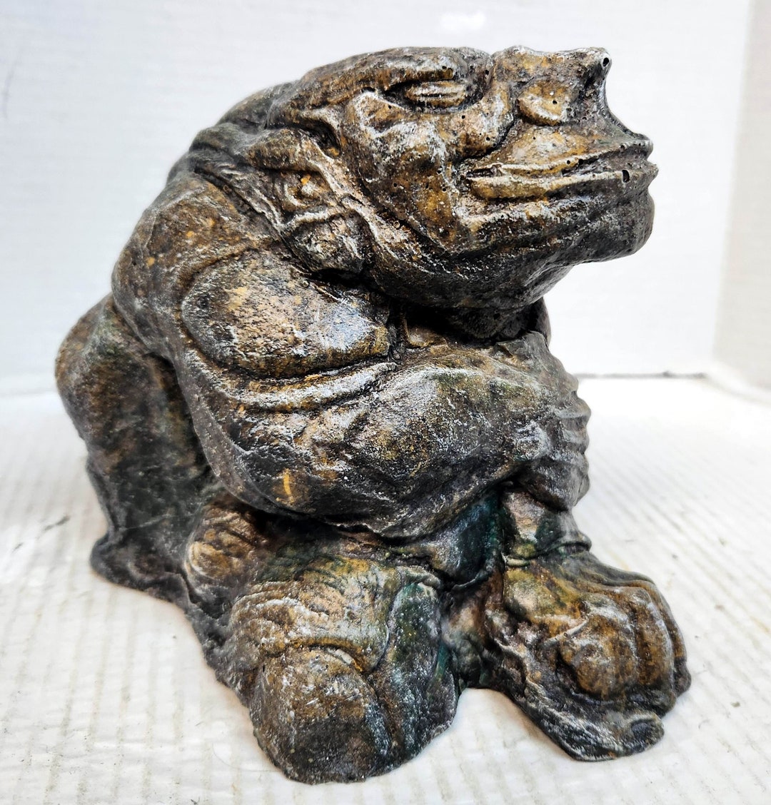 Sebastian the Smug, Concrete Gargoyle, 6.5 In., Cast Stone Gargoyle ...