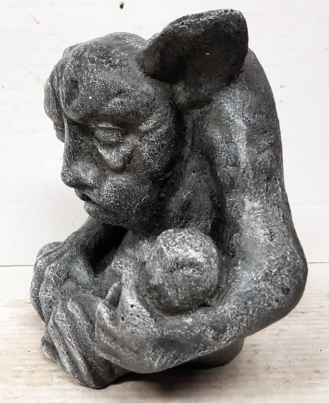 Gremlin 7.5 In. (19 Cm), Mythical Creature, Concrete Gremlin, Gremlin ...