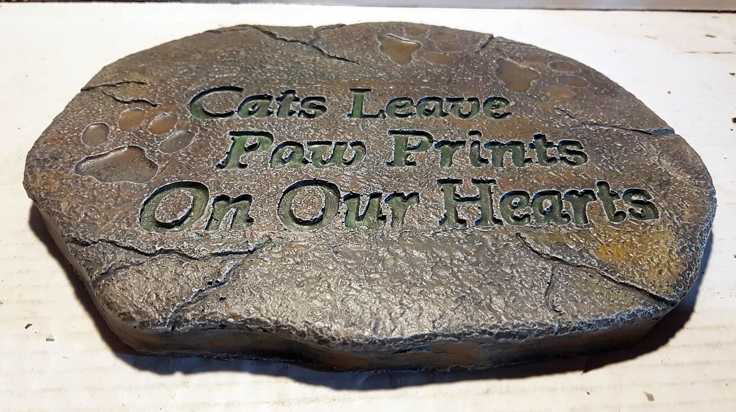 Cat Memorial Concrete Pet Marker Cat 6.2 in 16 Cm Marker - Etsy