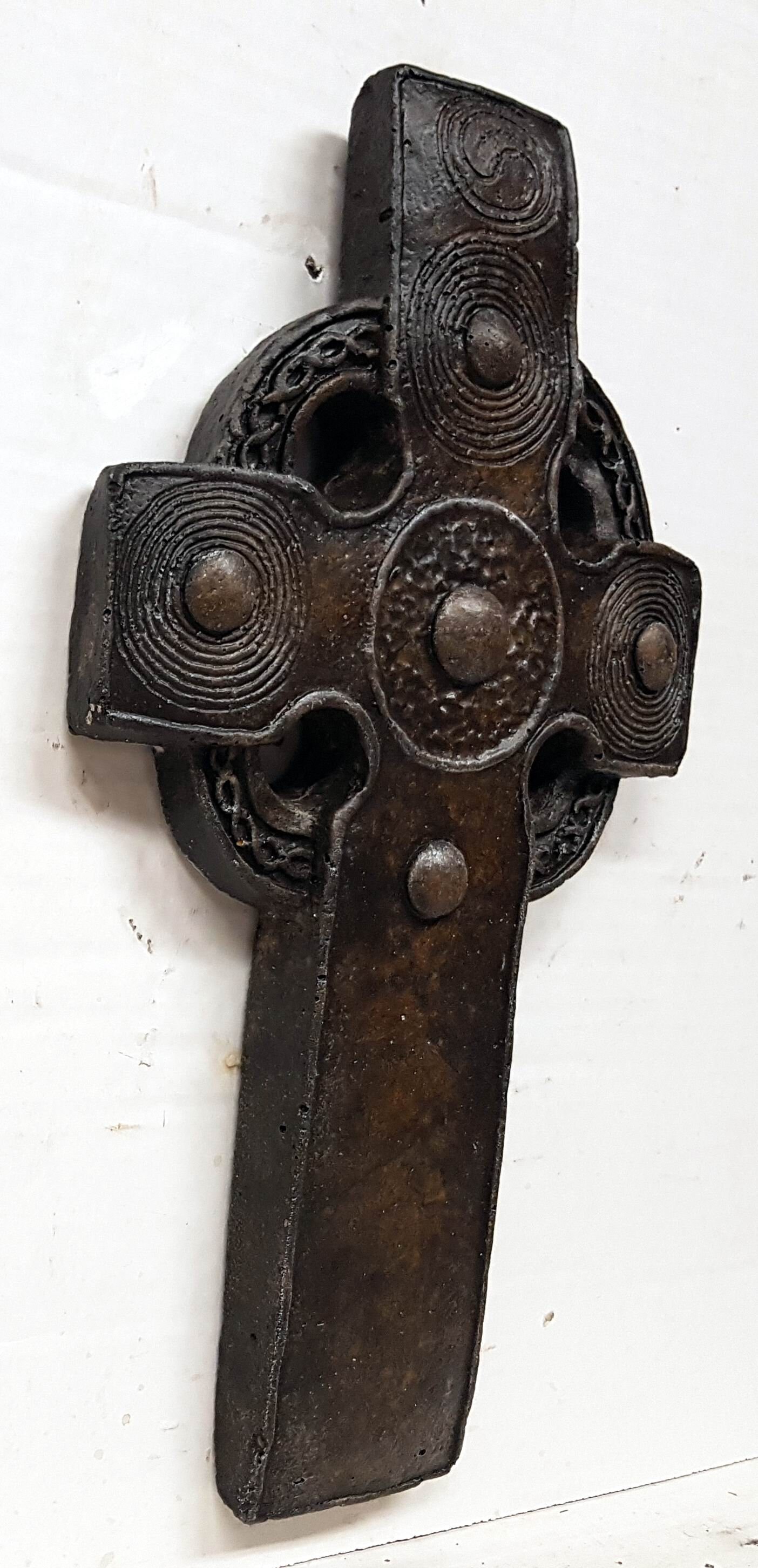 Celtic Cross 12 In. 30 Cm Concrete Cross Five Point - Etsy