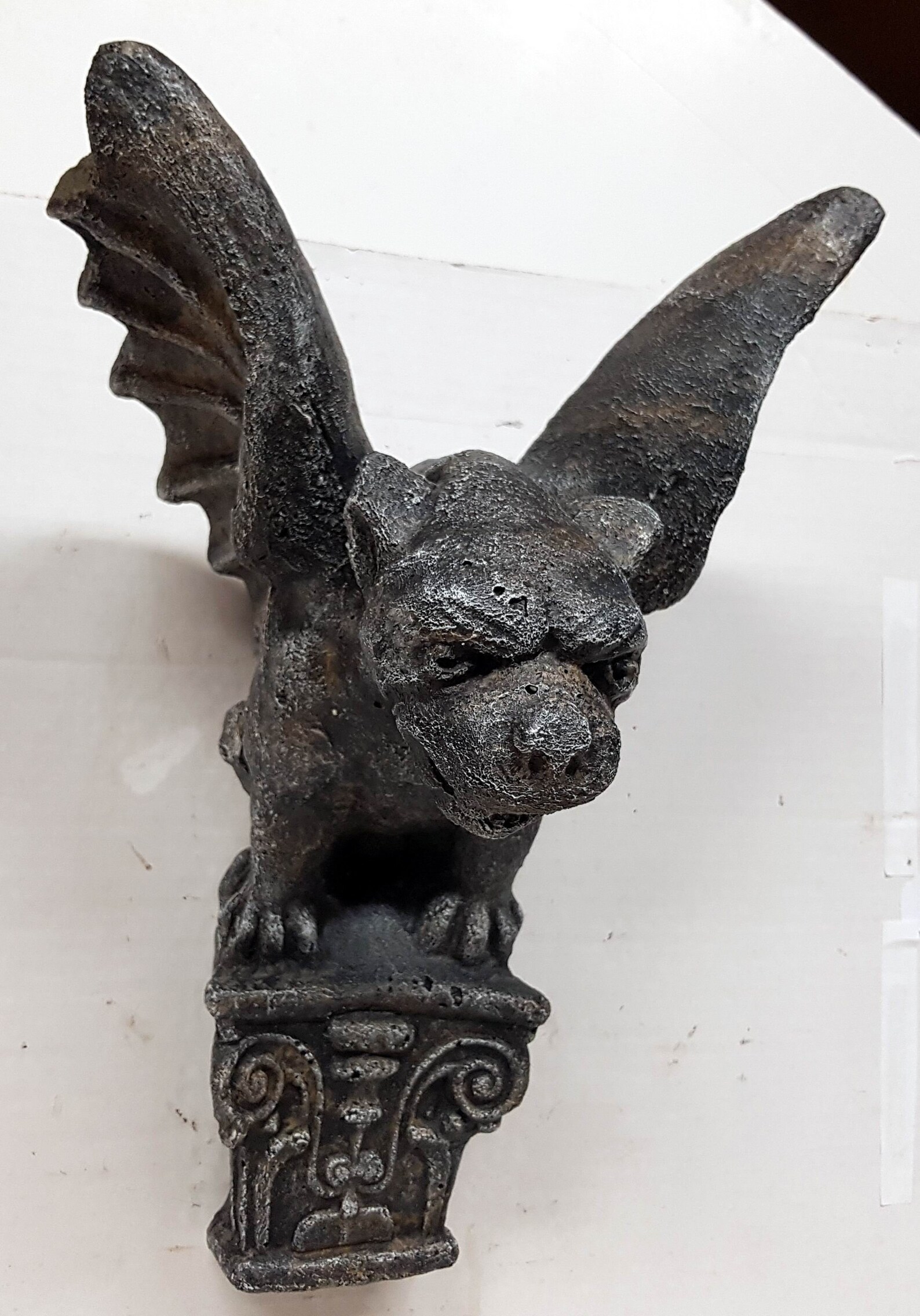 Gargoyle Sconce, Concrete Gargoyle, 13 in 33cm, Gargoyle Shelf, Monster ...