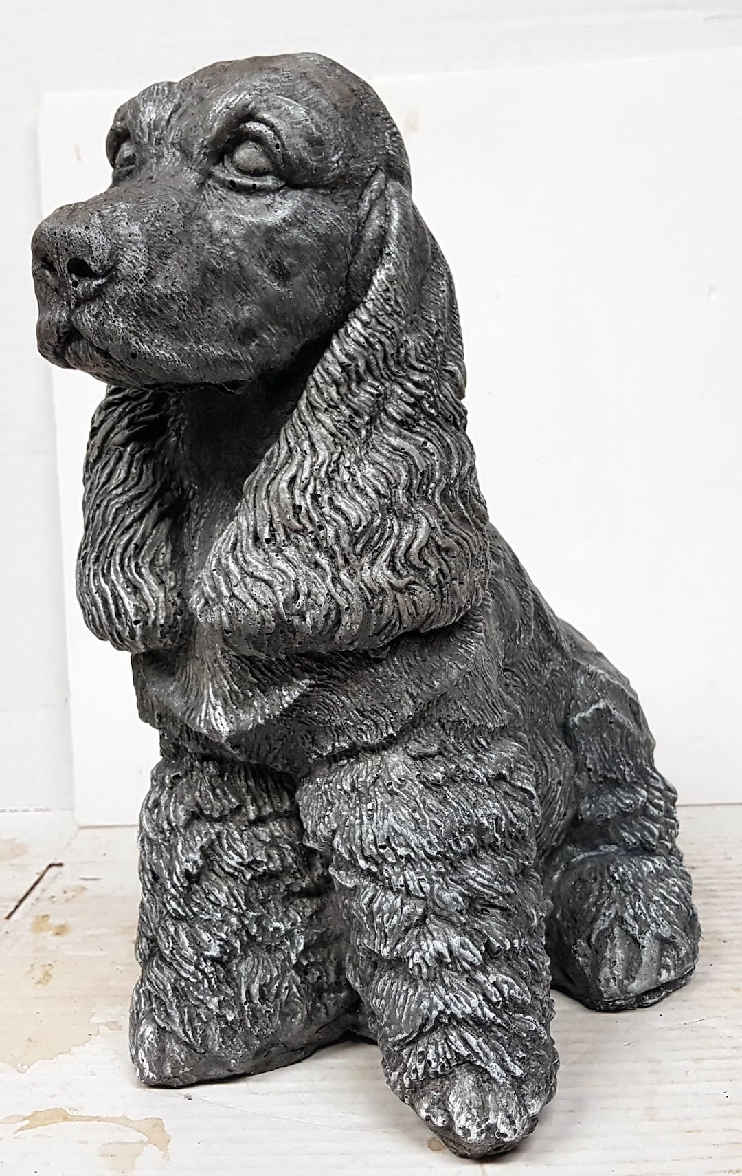 English Cocker Spaniel, Concrete Spaniel, 11.5 In(29cm), Concrete ...