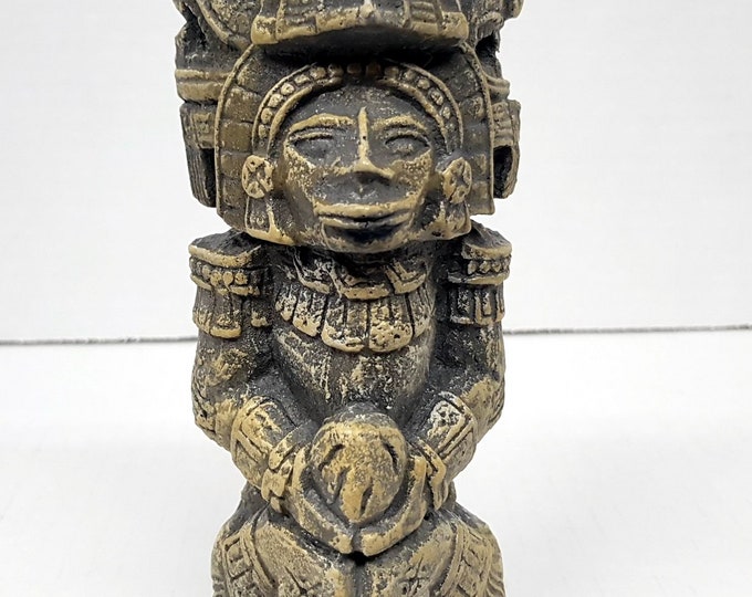 Aztec Mayan Idol Great Turtle & Sun Stone 9.5" Statue Sculpture Www.neo-mfg.com Maya - Etsy