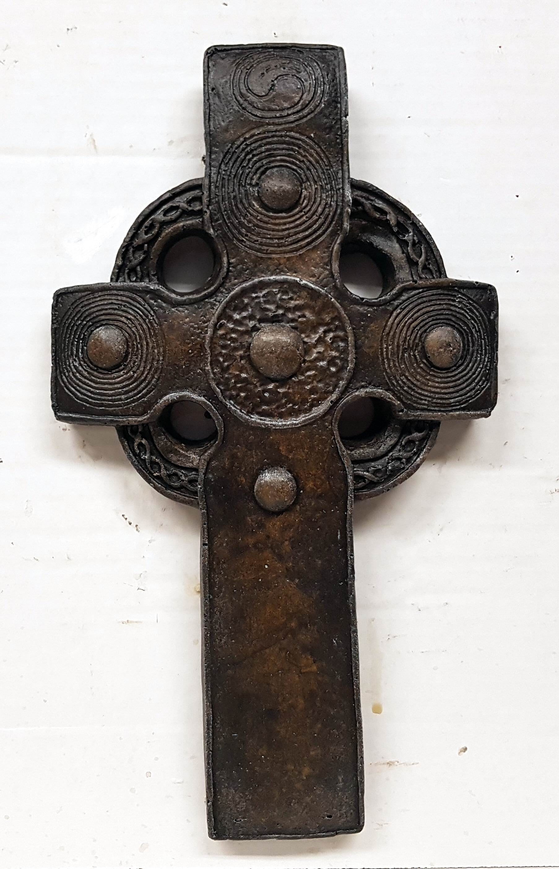 Celtic Cross 12 In. 30 Cm Concrete Cross Five Point - Etsy