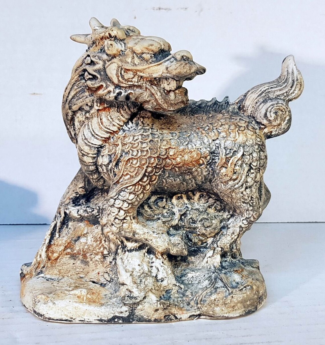 Dragon Dog 6 in. 15 cm Chinese Foo Dog Guardian Lion | Etsy