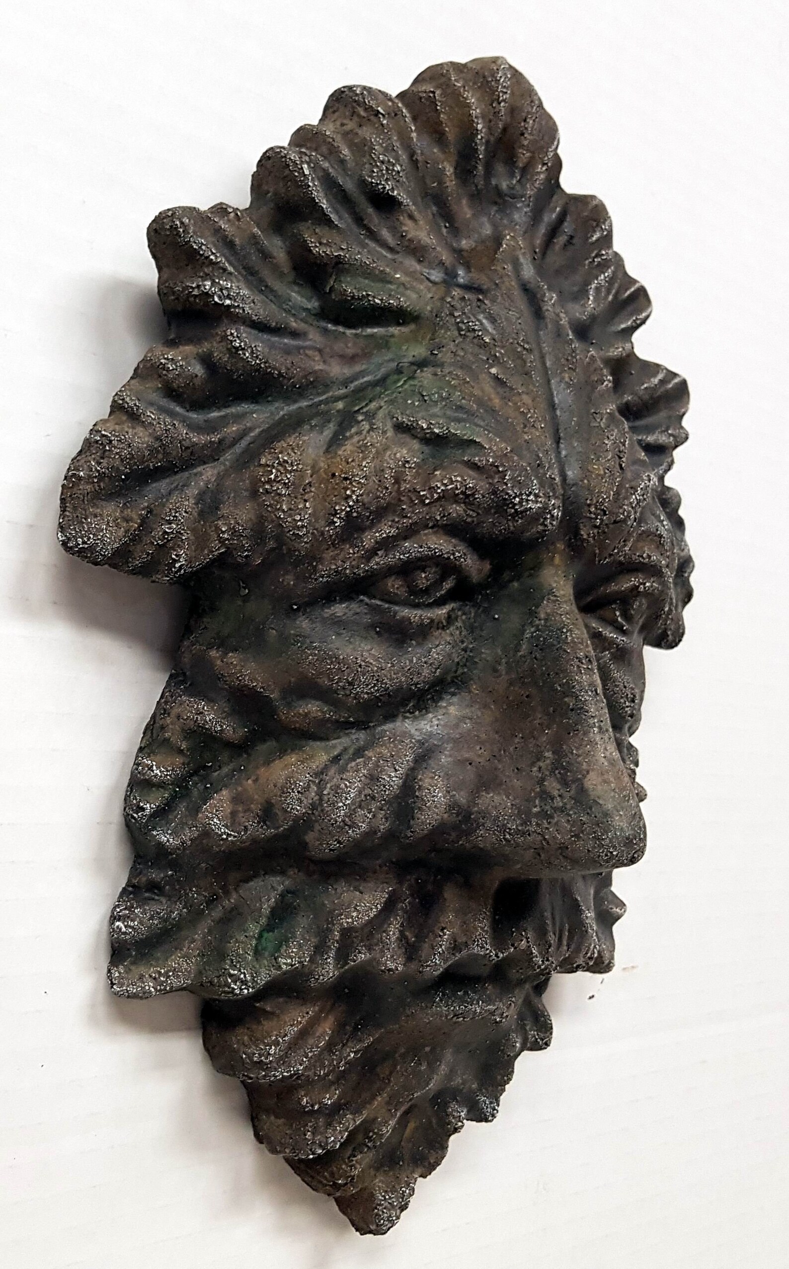 Gothic Face Concrete Face Greenman Mask 10 In. 25 Cm - Etsy