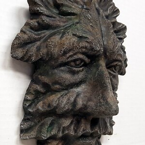 Gothic Face Concrete Face Greenman Mask 10 In. 25 Cm - Etsy