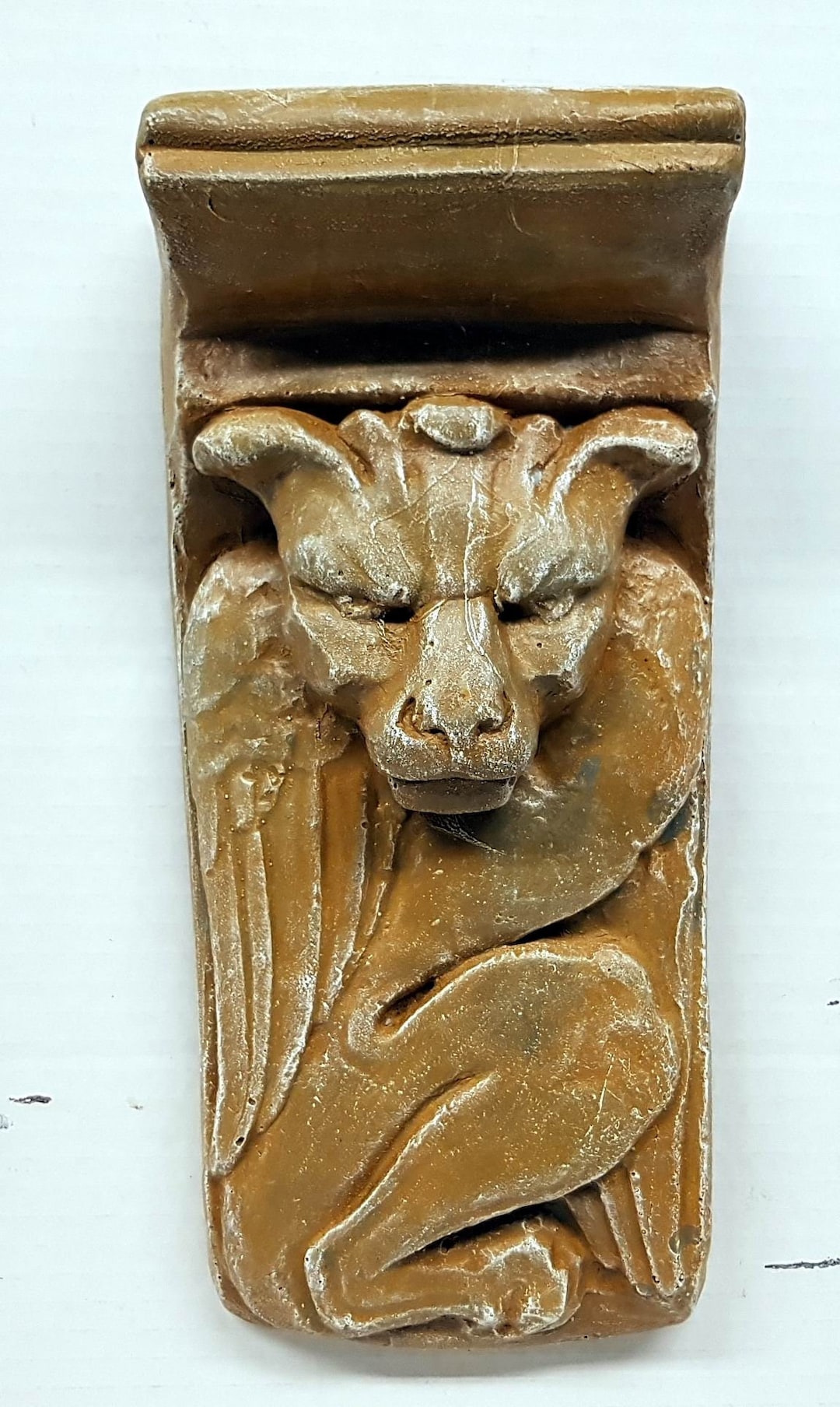 Dog Faced Gryphon Shelf Gothic Medieval Gargoyle Stone Sculpture for ...