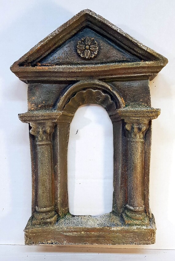 Roman Portico 12 in. 30 cm Greco-Roman 3D Stone Sculpture | Etsy