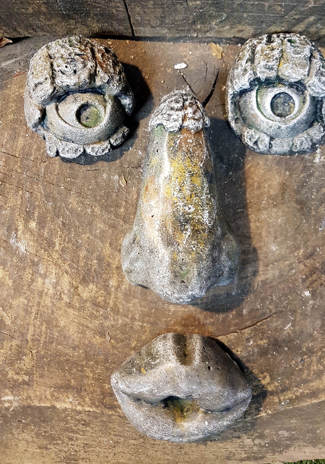 Tree Face Concrete Tree Face Forest Face Garden Face - Etsy