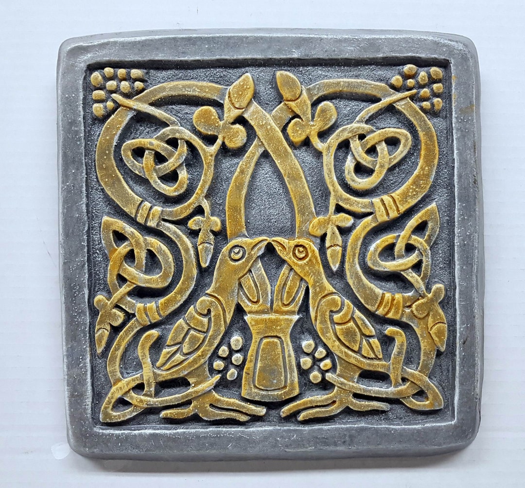 Celtic Dove Plaque, 9 In. 23 Cm, Celtic Fertility Birds, Pagan Celtic ...