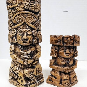Aztec Totem, Artistic Mexican Statue, Aztec Artifacts, Mayan Totem ...