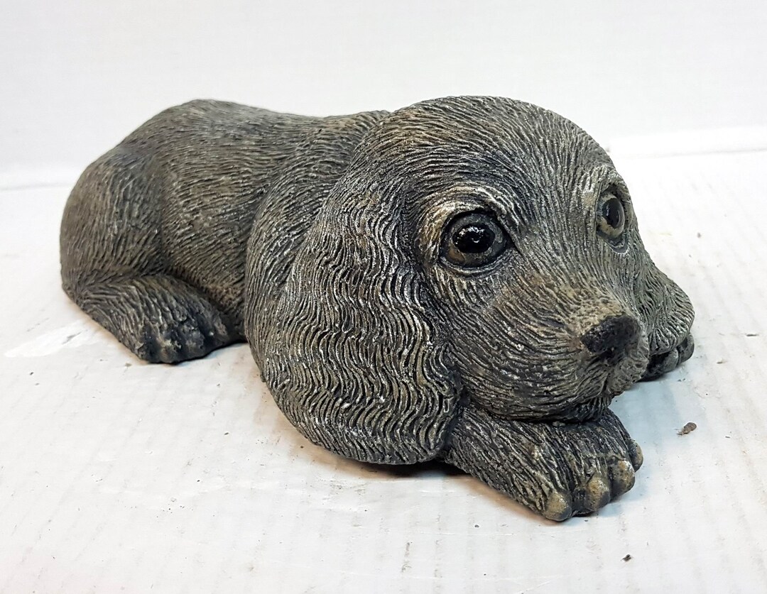 Concrete Pup, Garden Dog, Concrete Dog, Lab Pup, Concrete Lab, Dog ...