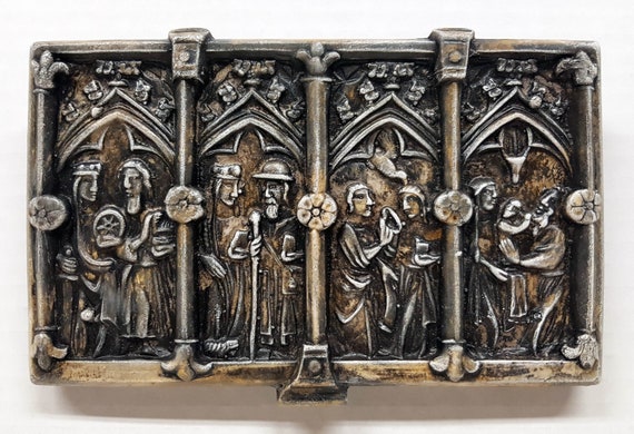 Medieval Box Lid 6 In.15cm Middle Ages Art Medieval - Etsy