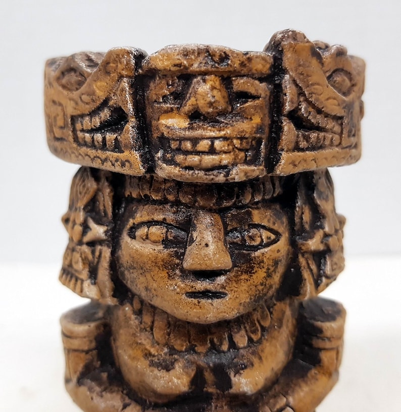 Aztec Totem Artistic Mexican Statue Aztec Artifacts Mayan - Etsy