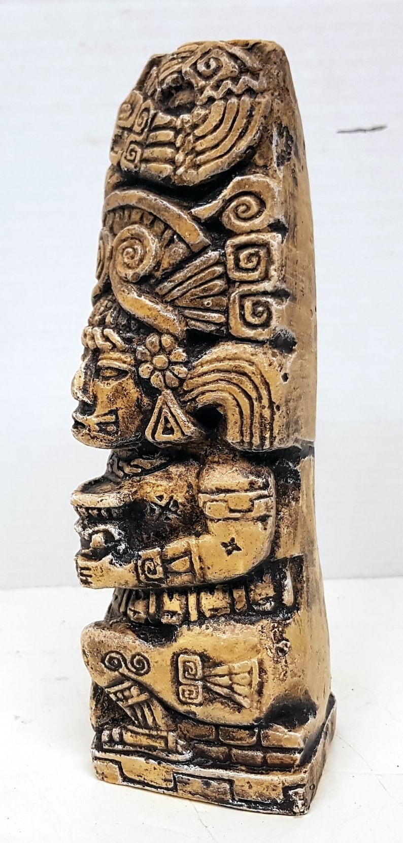 Aztec Totem Artistic Mexican Statue Aztec Artifacts Mayan - Etsy
