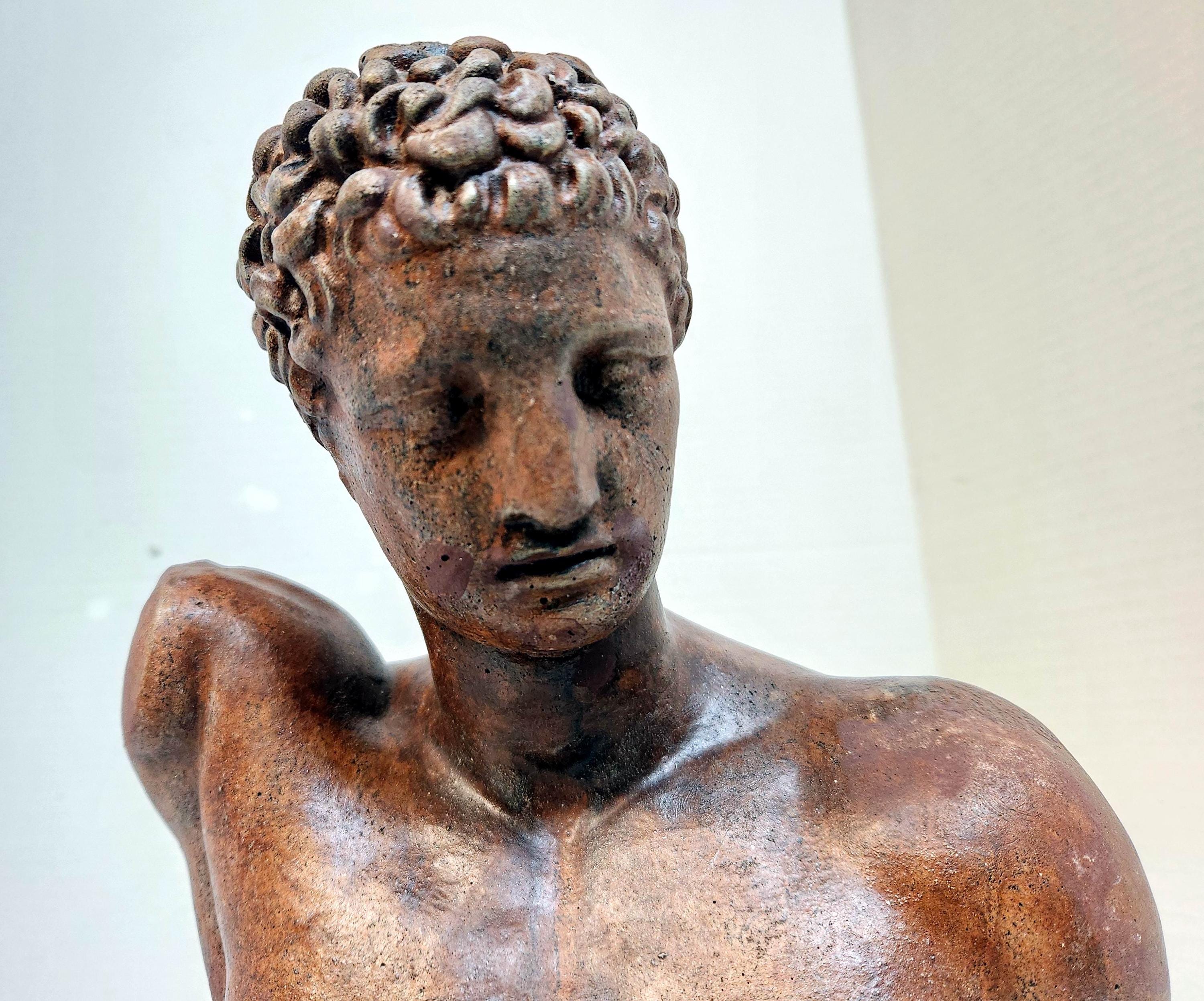 Hermes Bust, 12 Inch, Concrete Bust, Olympian Deity, Greek God, Greek ...