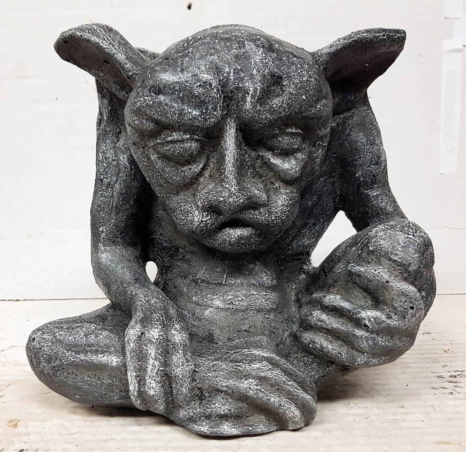 Gremlin 7.5 In. (19 Cm), Mythical Creature, Concrete Gremlin, Gremlin ...