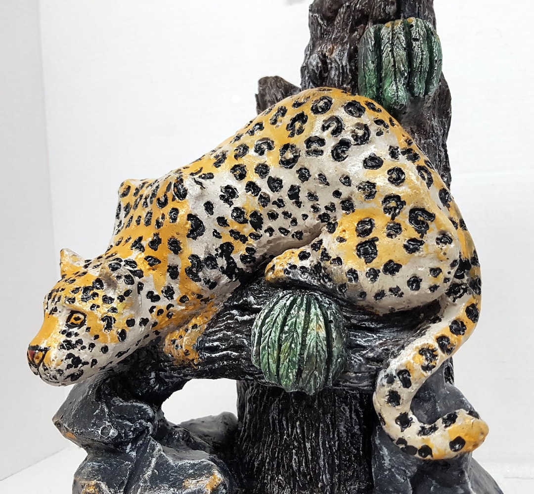 Concrete Leopard, Leopard Statue, Concrete Leopard Statue, Leopard on ...