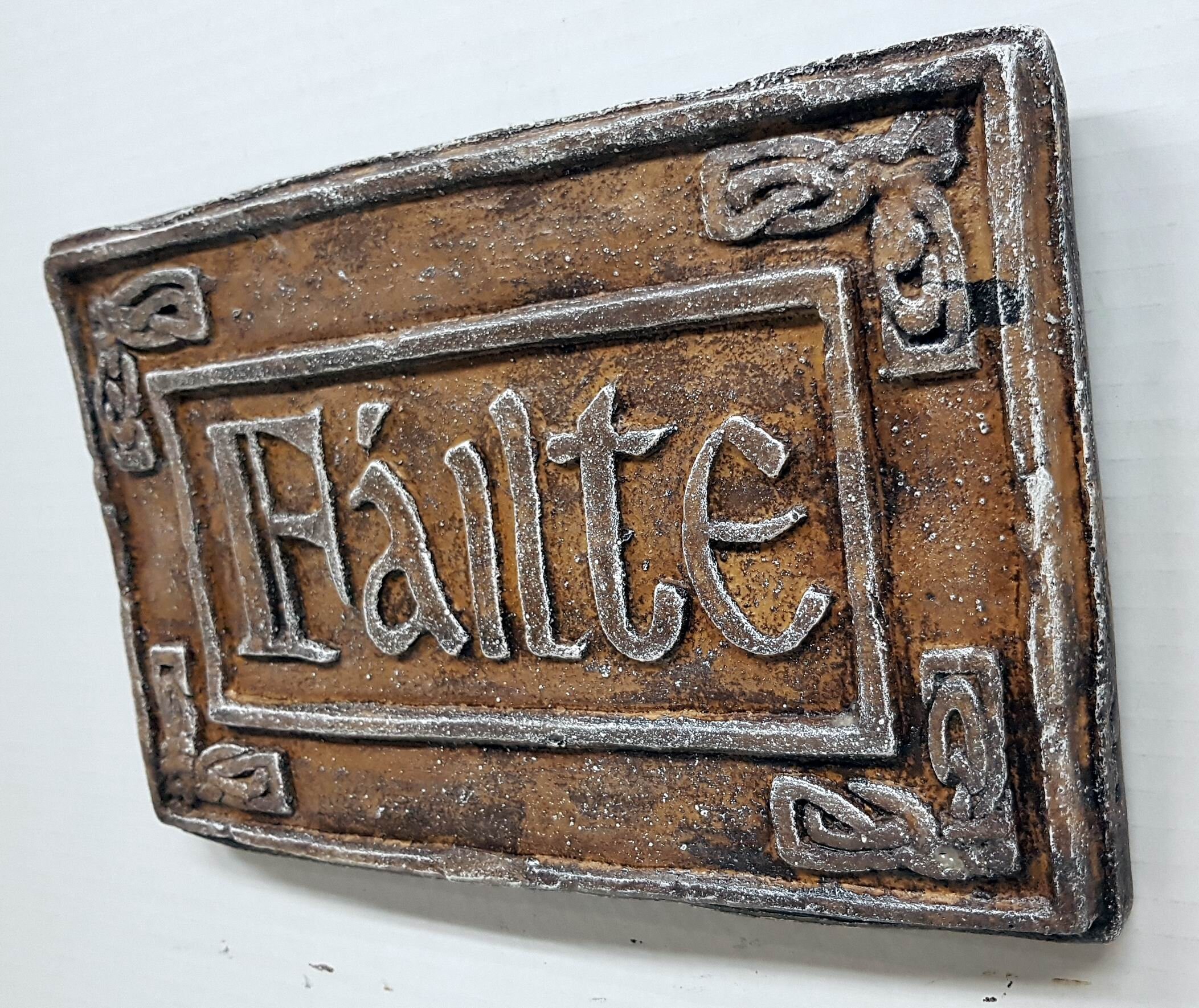 Failte Plaque Concrete Welcome 10in.25cm Irish Welcome - Etsy