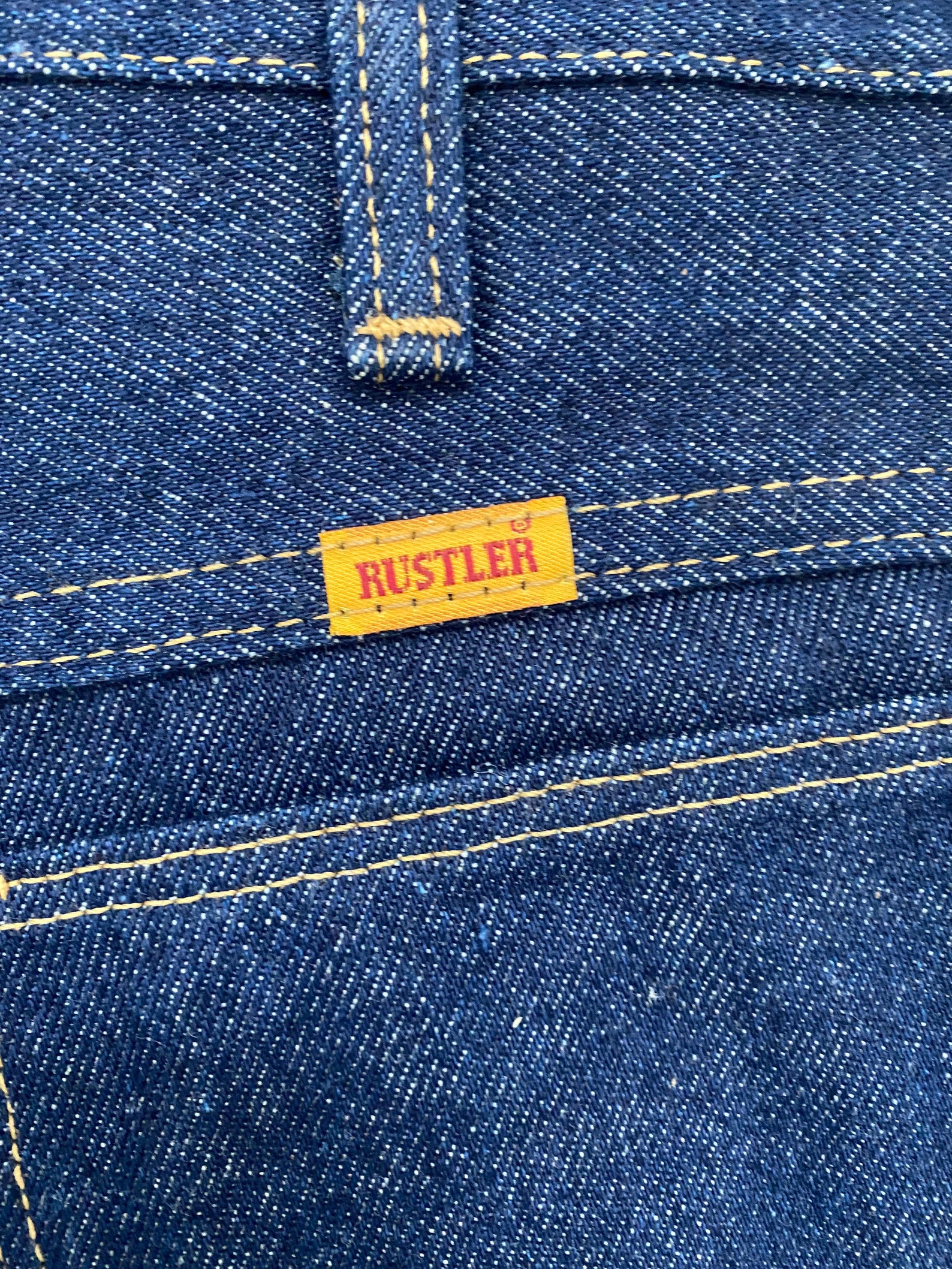 Vintage Rustler New W/o Tags 80s Bootcut High Waist Denim Jeans. Size ...
