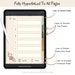 Digital Notebook for iPad and Android With Matching Stickers Tabbed ...