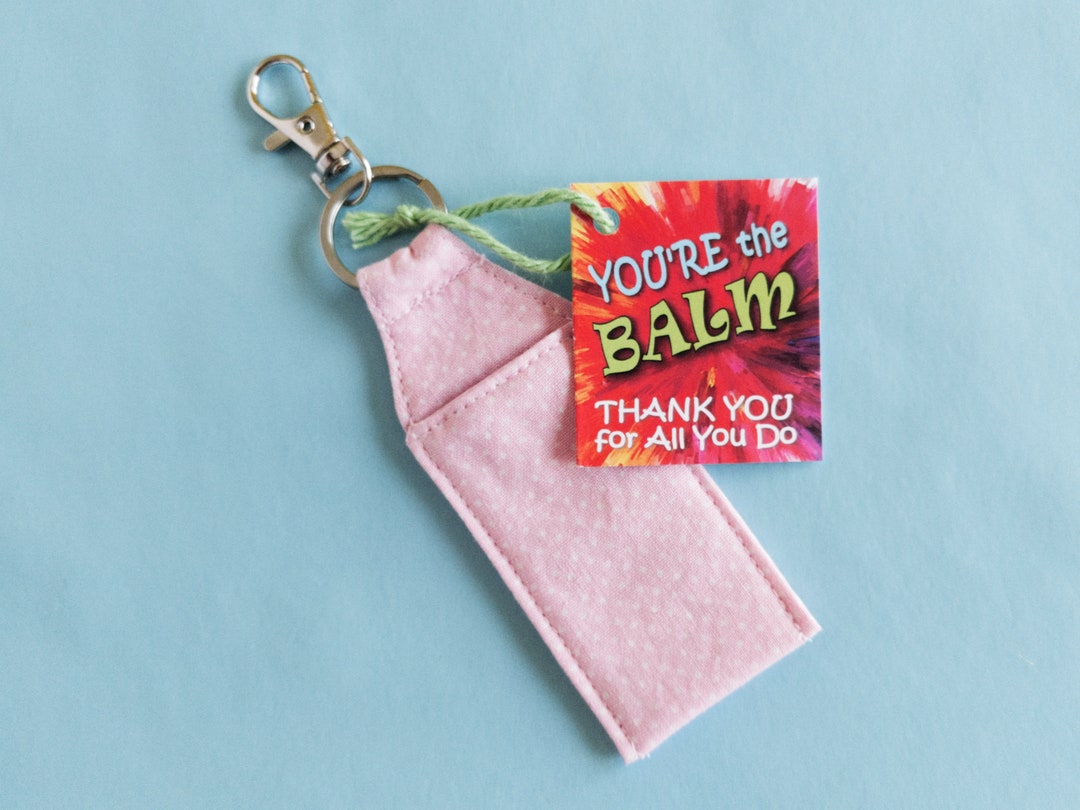 Appreciation Group Gift of Lip Balm Holder Keychain for Woman Bulk Gift ...
