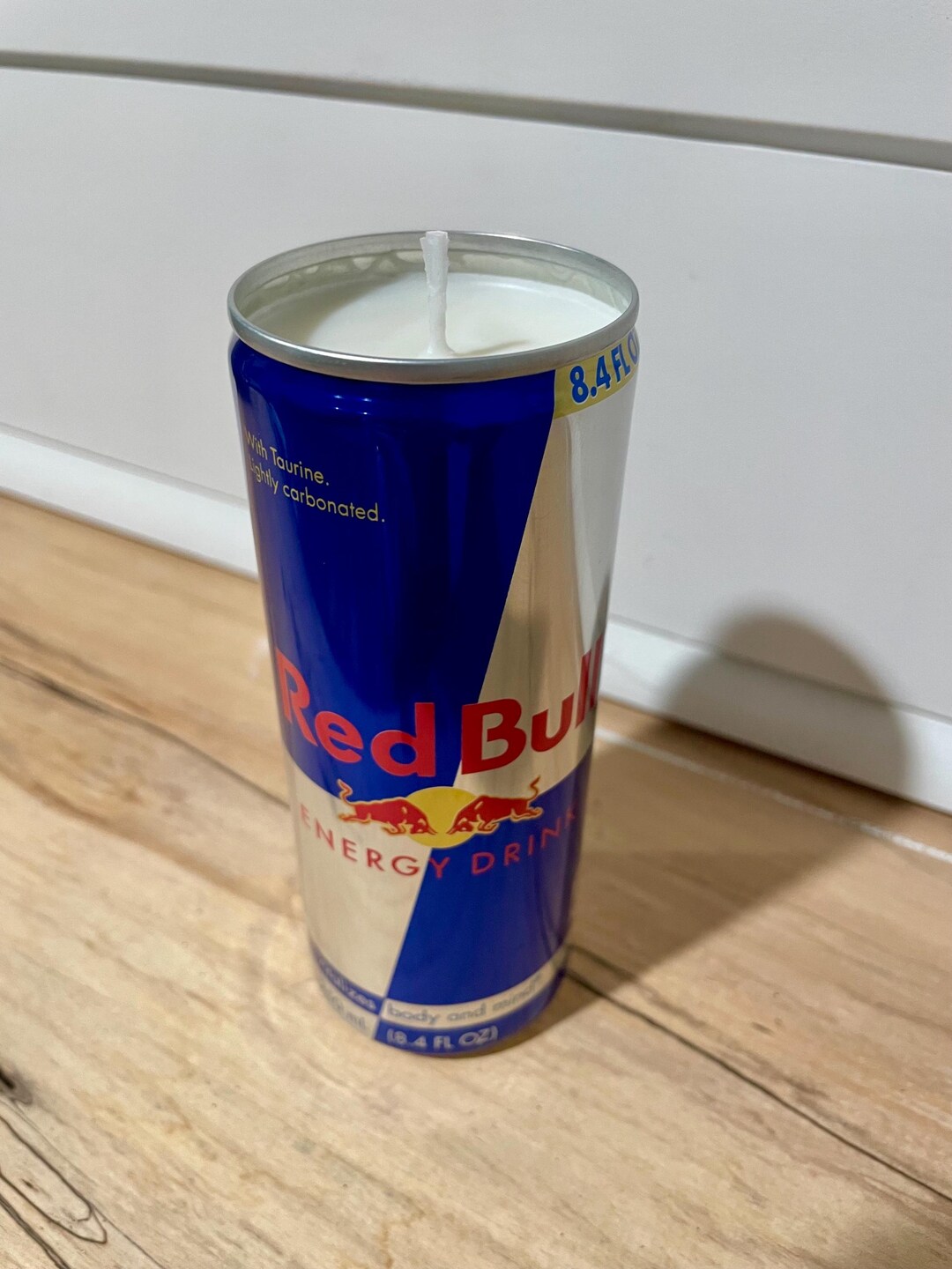 Red Bull Handmade Soy Candle With Custom Scent - Etsy