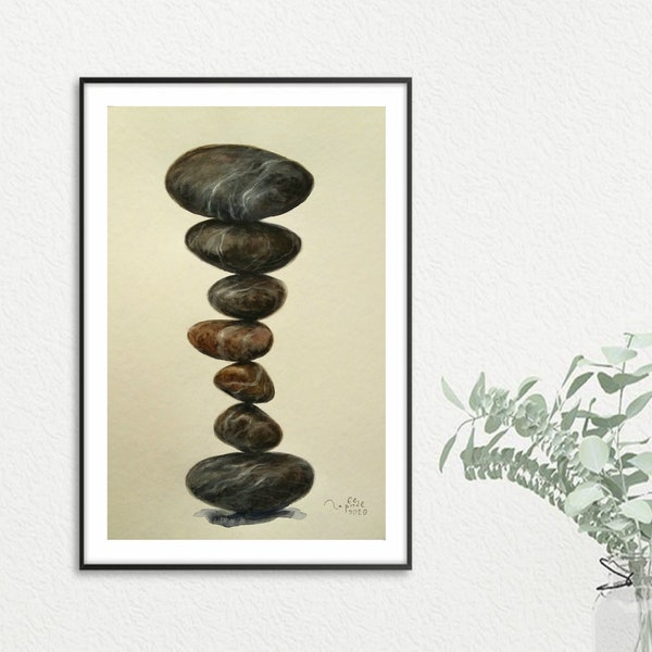 Zen Watercolor - Etsy