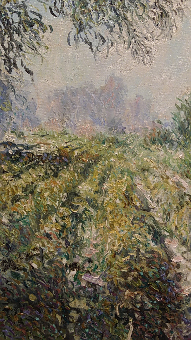 Painting Art & Collectibles Provence Landscape Vineyard Painting 10 x ...