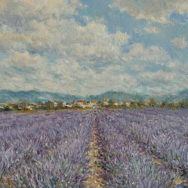 Lavender Painting - Etsy
