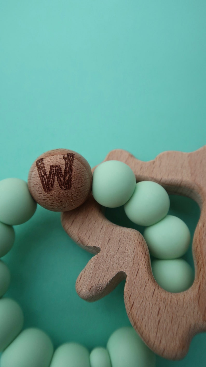 The Mint Leaf Collection Toy Ring . Baby Rattle . Dummy Clip - Etsy UK