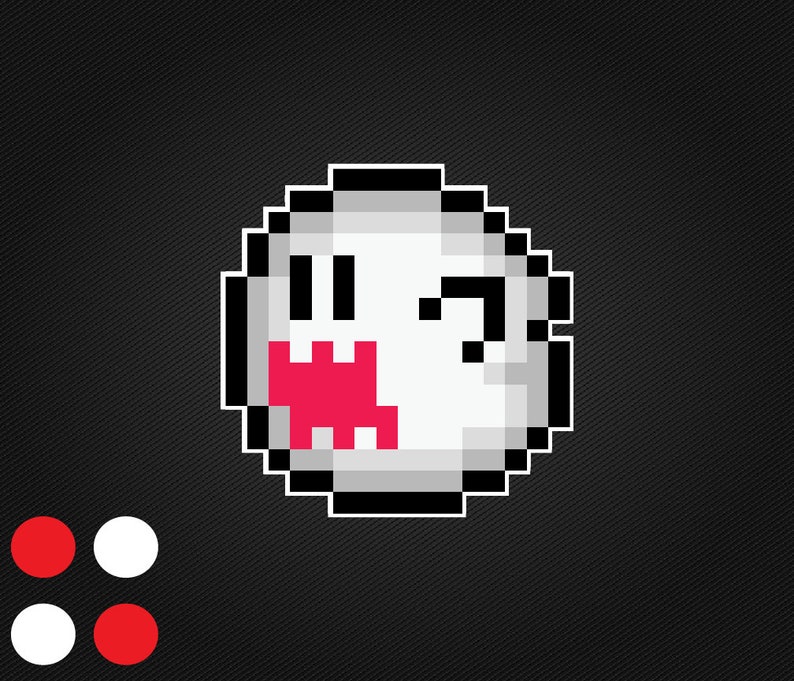 BOO Sprite From Super Mario Bros. Vinyl Decal Sticker Perfect - Etsy ...
