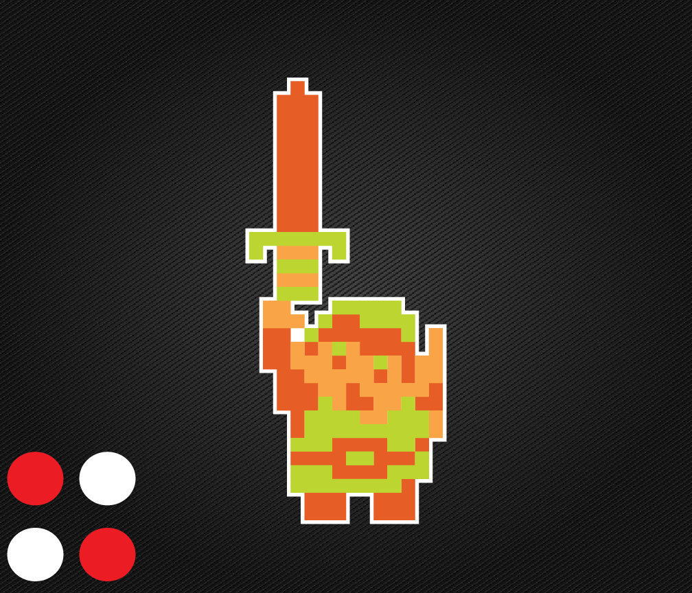 Link w/ Sword Sprite Vinyl Decal Perfect for car windows | Etsy