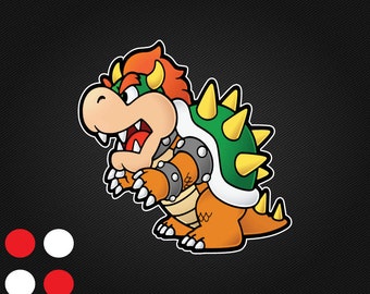 Bowser Vinyl Decal - Etsy