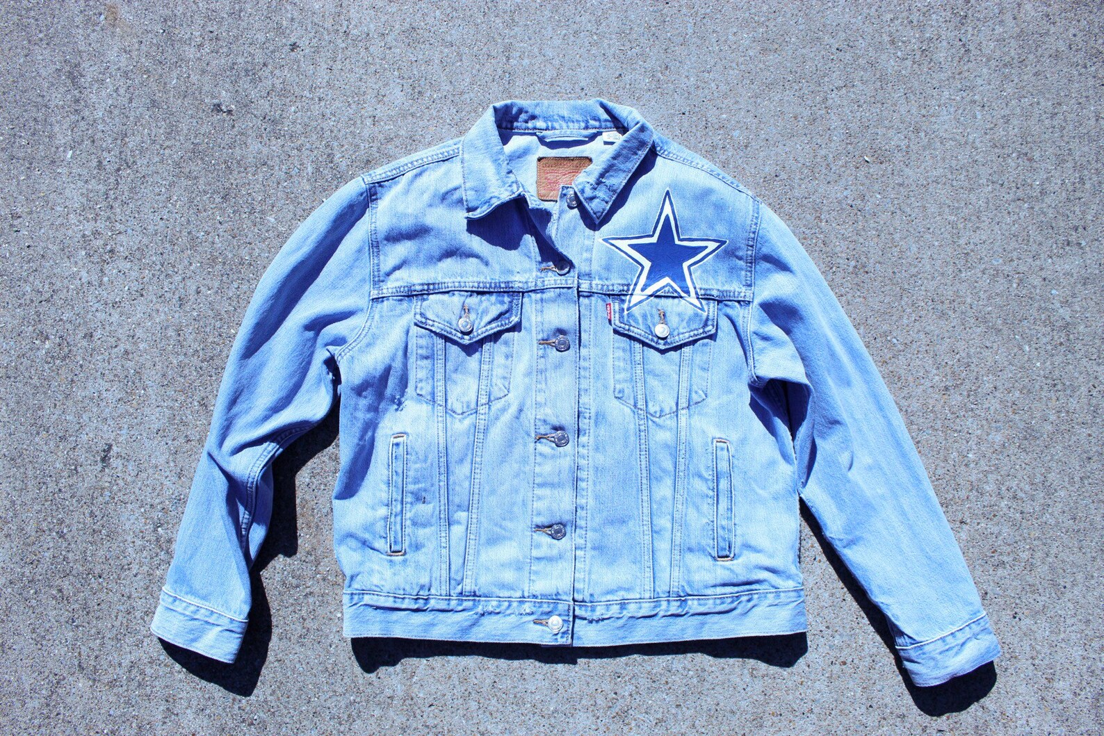 CUSTOM Painted College Denim Jacket - Etsy