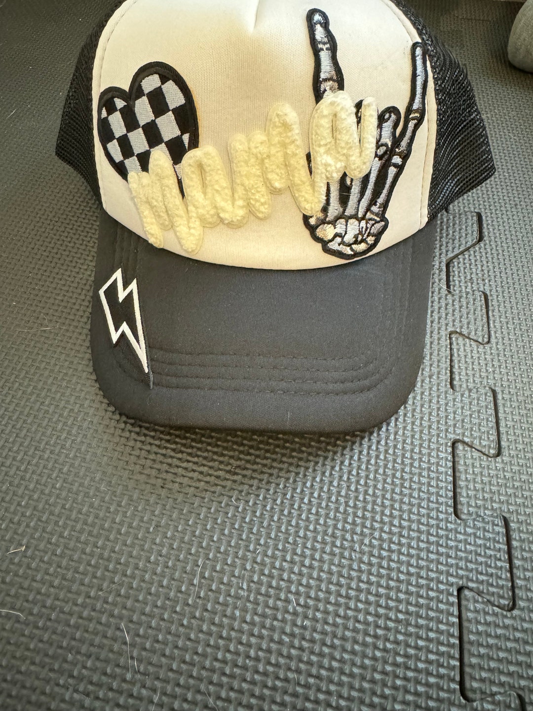 Racing Mama Skull Finger Hat - Etsy