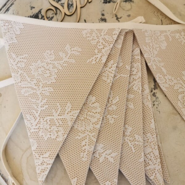 Lace Bunting - Etsy