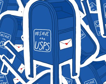 Save the Usps Stickers - Etsy