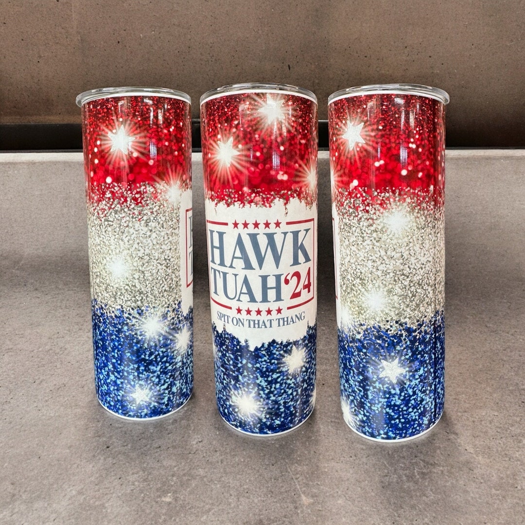 Hawk Tuah 24 Tumbler. Select From 20oz or 30oz Includes Lid, Metal ...