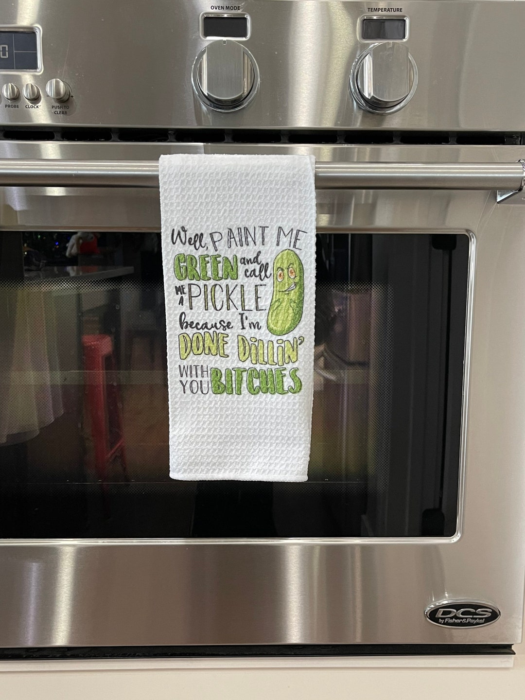 Funny Pickle Kitchen Towel: Absorbent Microfiber Dish Towel - Etsy