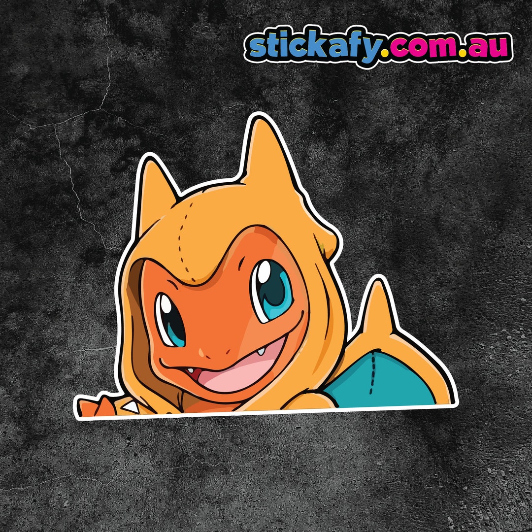 Charmander Cute Sticker Funny Decal Stickers Bogan 4wd Aussie 4x4 Boat ...
