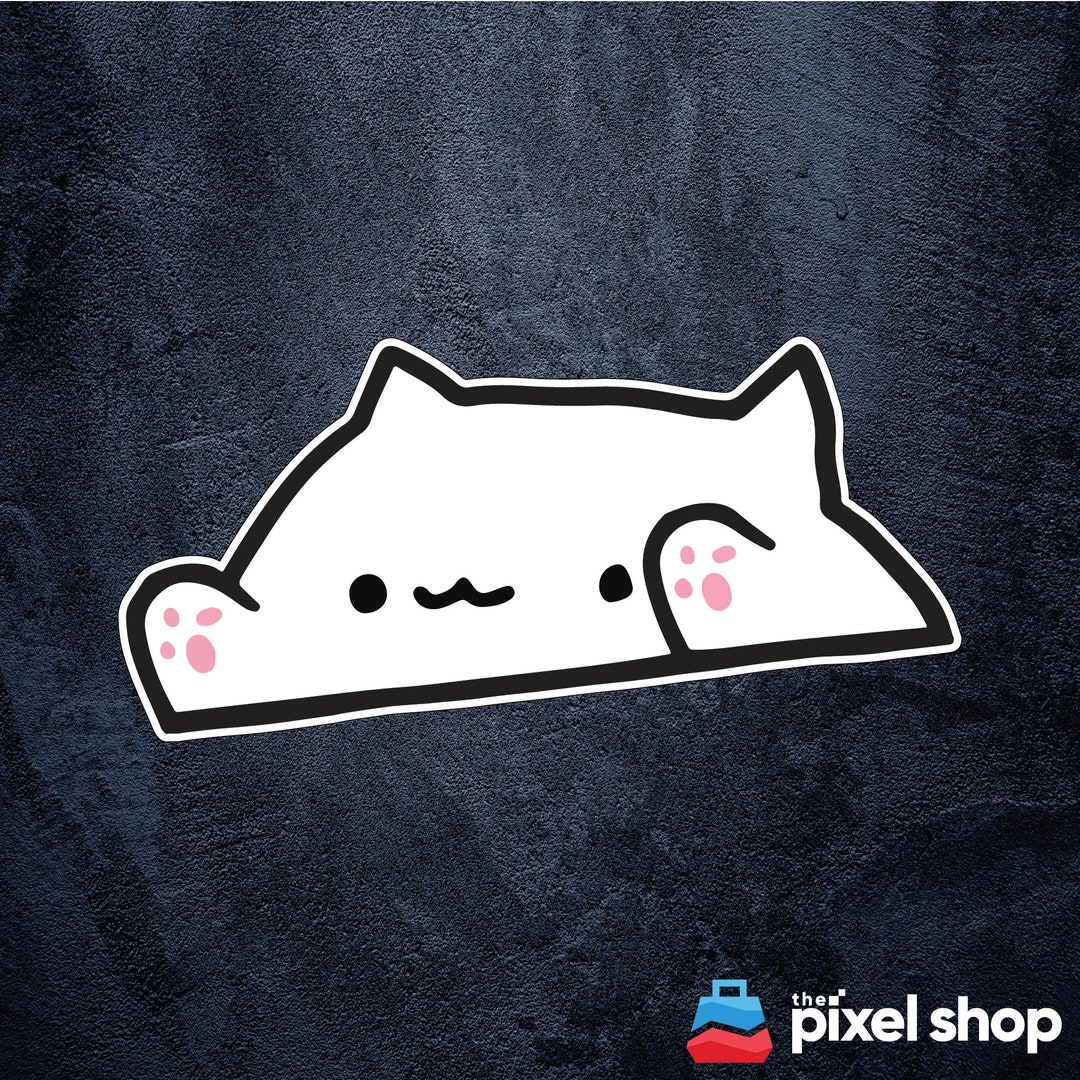 Bongo Cat Sticker - Etsy