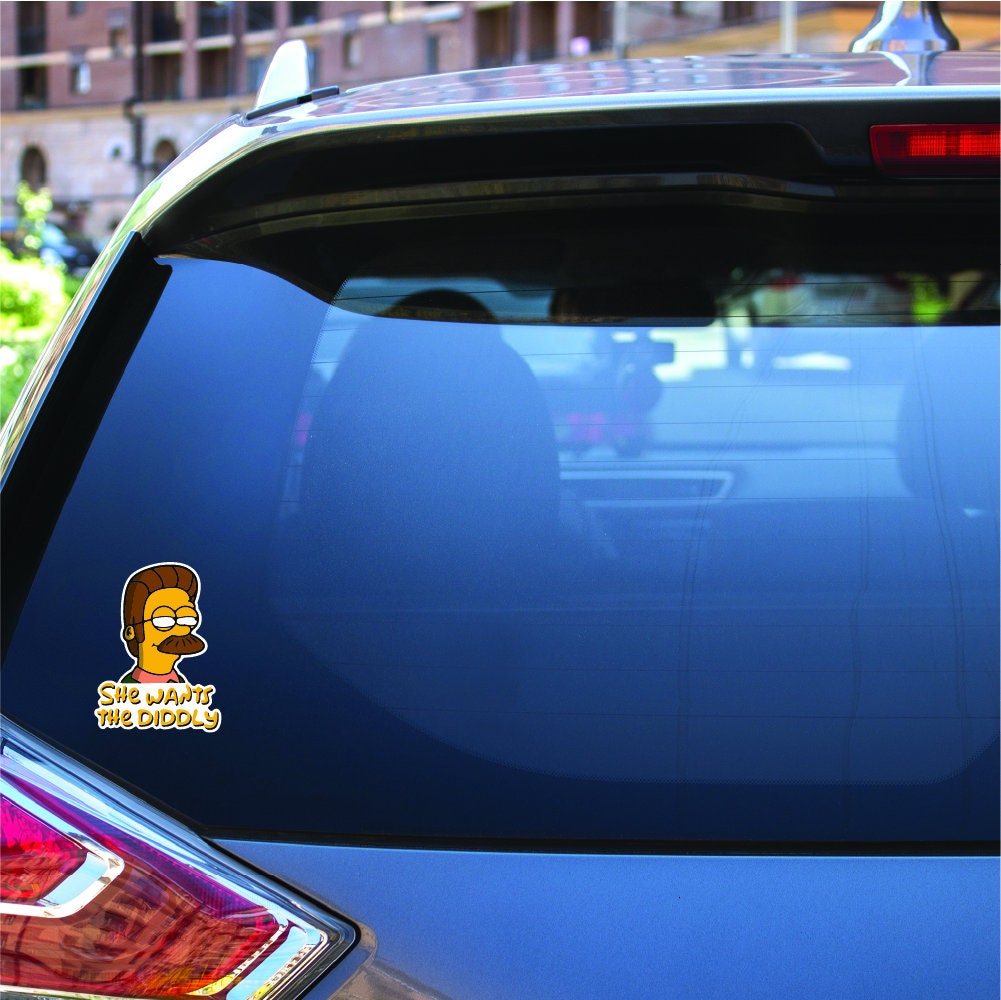 She Wants the Diddly Ned Flanders Meme Sticker - Etsy Australia