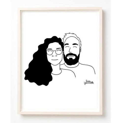 Custom Cute Cartoon Portrait Cute Anime Portrait - Etsy