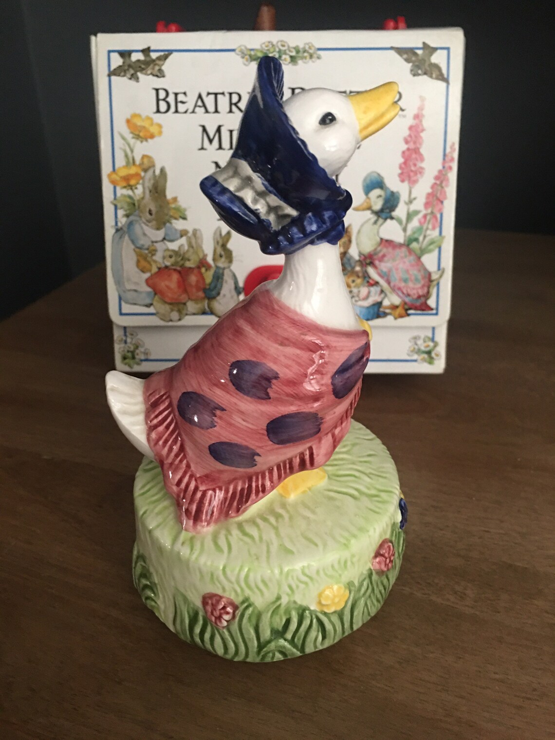 Beatrix Potter Mother Goose Music Box with Miniature Nursery | Etsy