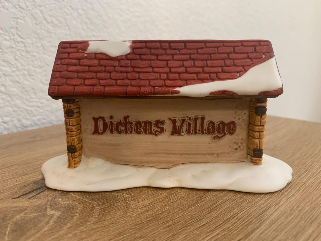 Dickens Village Sign Heritage Collection Department 56 - Etsy
