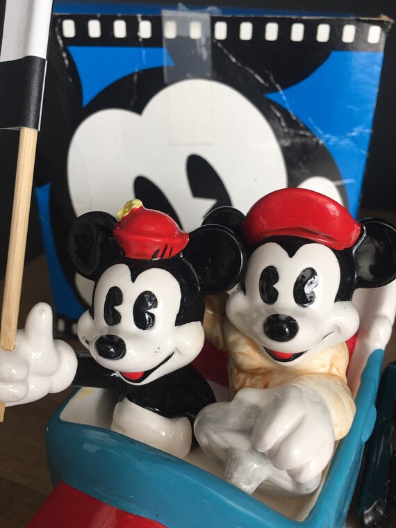 Minnie and Mickey Mouse Jalopy Music Box by Schmid for Disney | Etsy