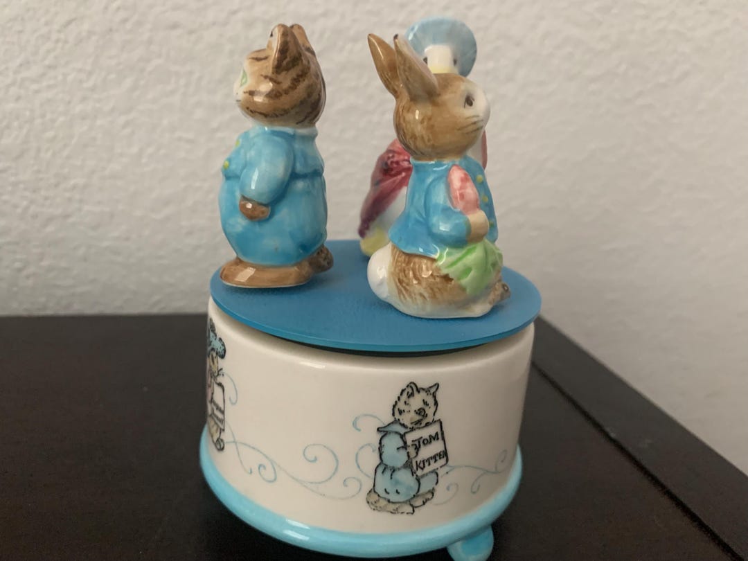 Peter Rabbit and Friends Rare Music Box by Schmid - Etsy